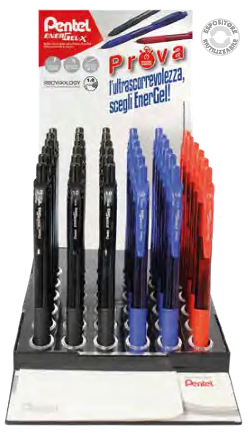 PEN ESP. 0100801 - PENTEL BL110 ENERGEL X 1.0 a scatto • Espositore da ...